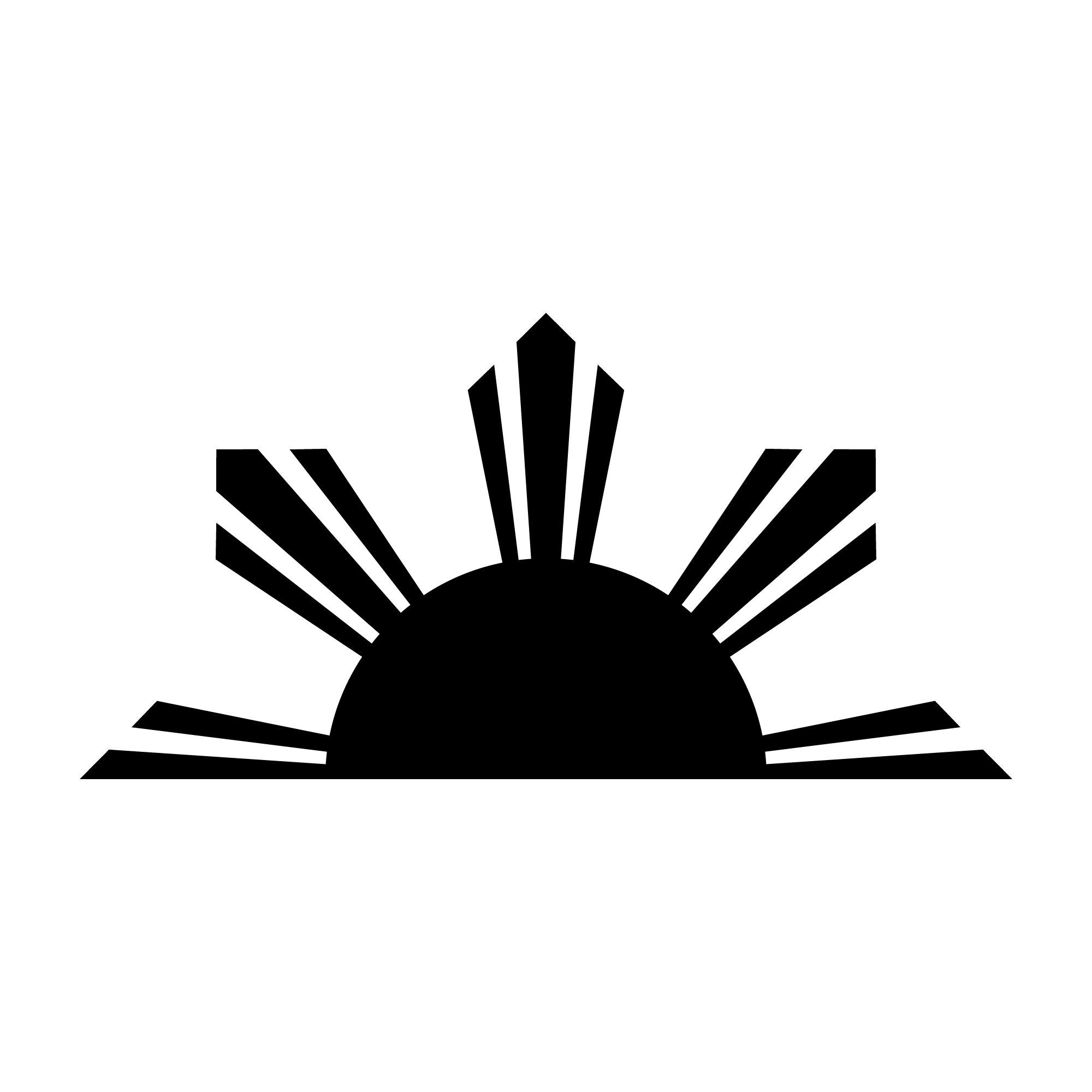 Philippine Half Sun of the Filipino Flag Decal Vinyl Sticker - Etsy
