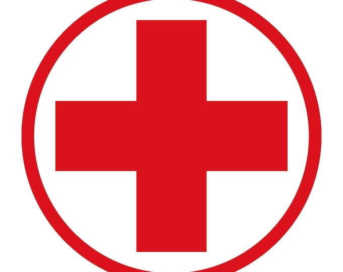 Red Cross Sticker Medical First Aid PICK SIZE COLOR Vinyl Decal Car ...
