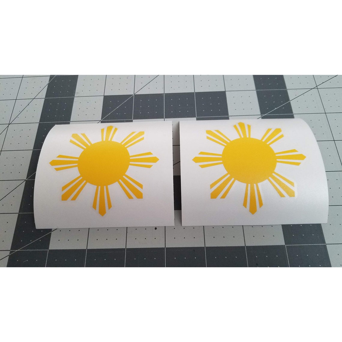 Philippine Sun of the Filipino Flag Decal Vinyl Sticker - Etsy