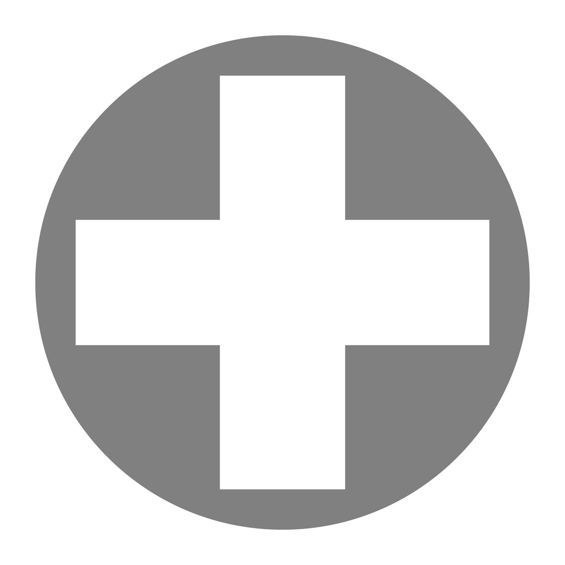 Classic Red Cross Round Decal Sticker - Etsy