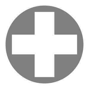 Classic Red Cross Round Decal Sticker - Etsy