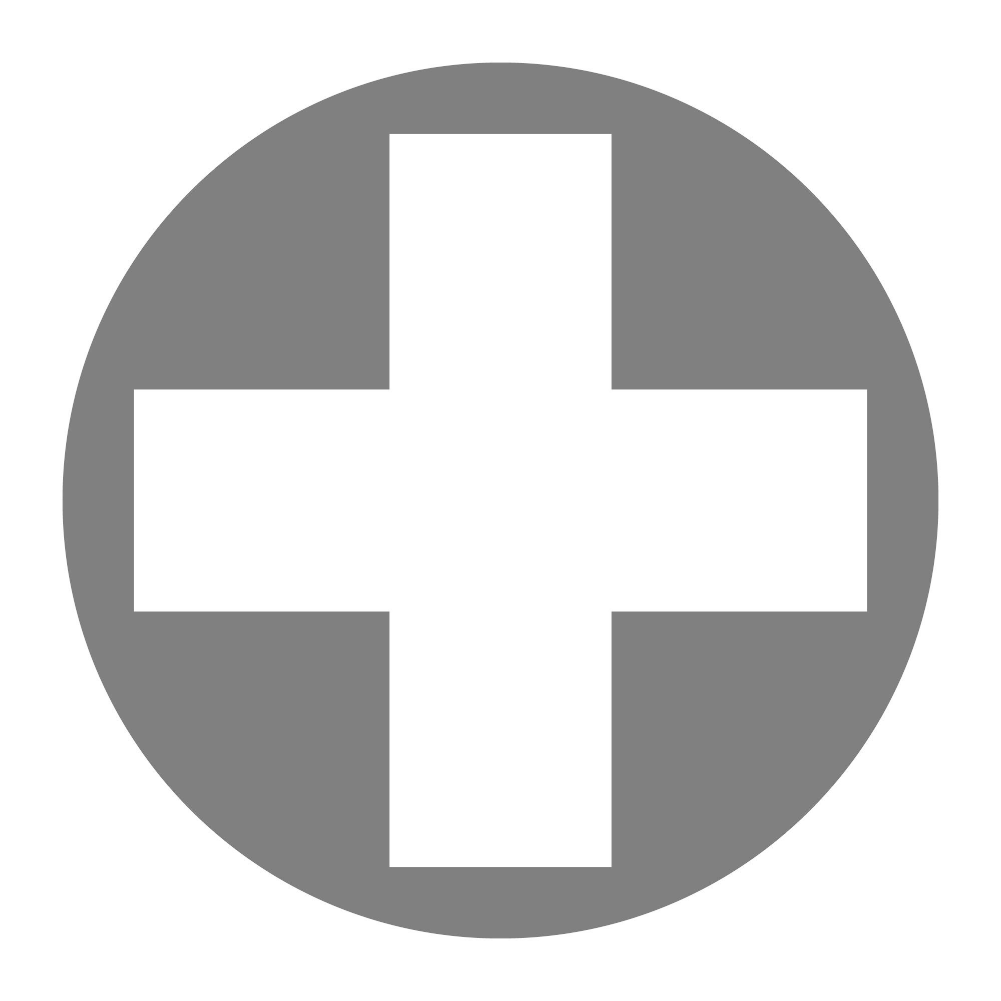 Classic Red Cross Round Decal Sticker - Etsy