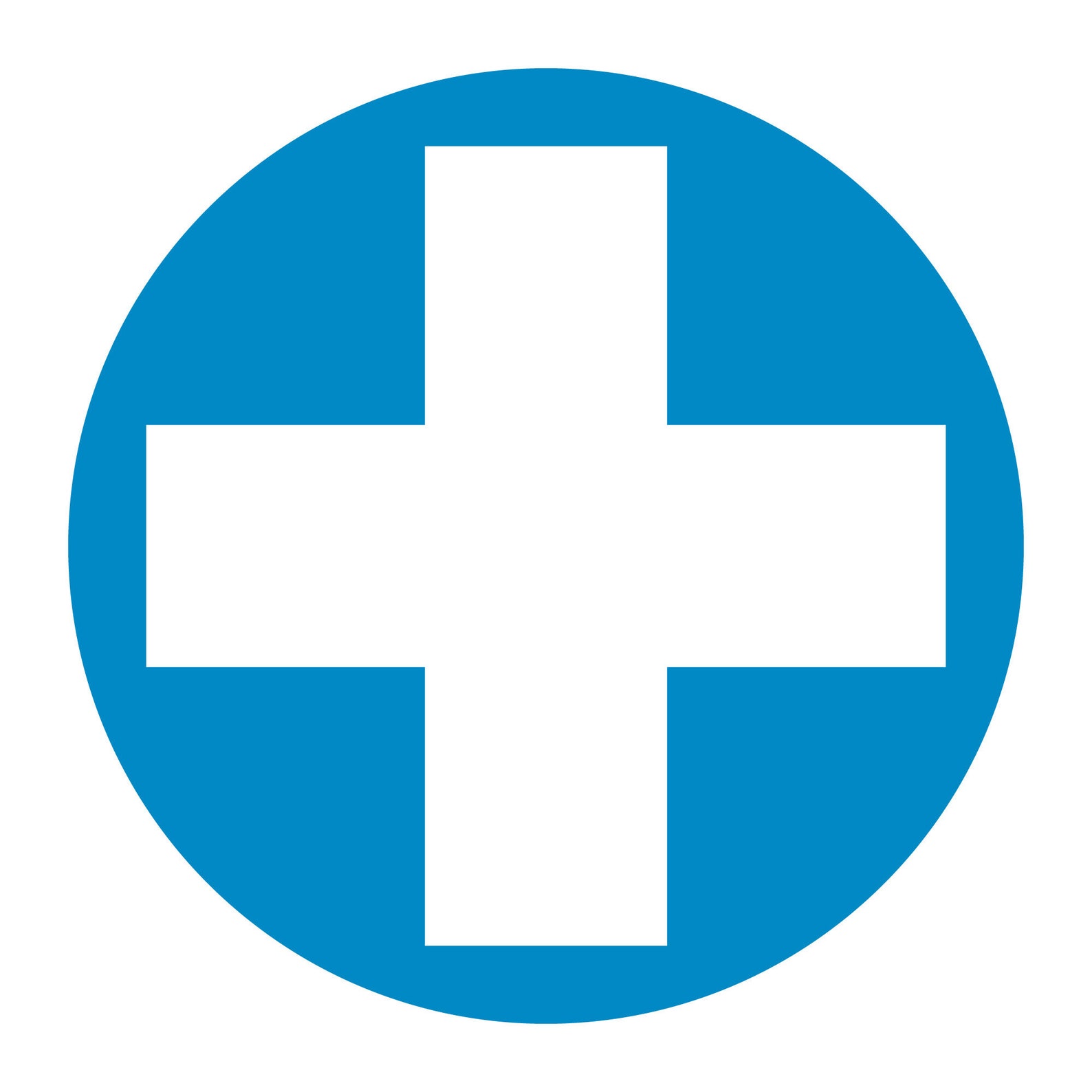 Classic Red Cross Round Decal Sticker - Etsy