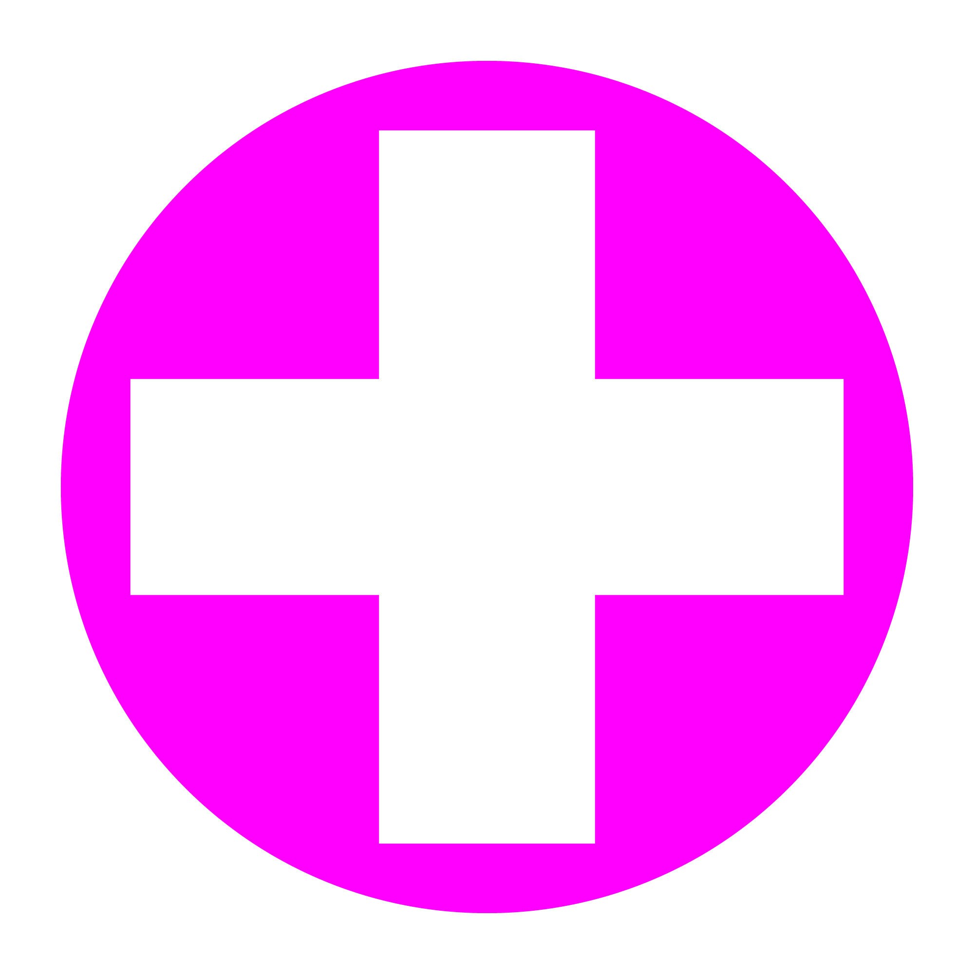 Classic Red Cross Round Decal Sticker - Etsy