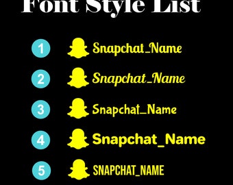 Snapchat Name Vinyl Decal, Social Media Car Window Sticker, Custom Name ...