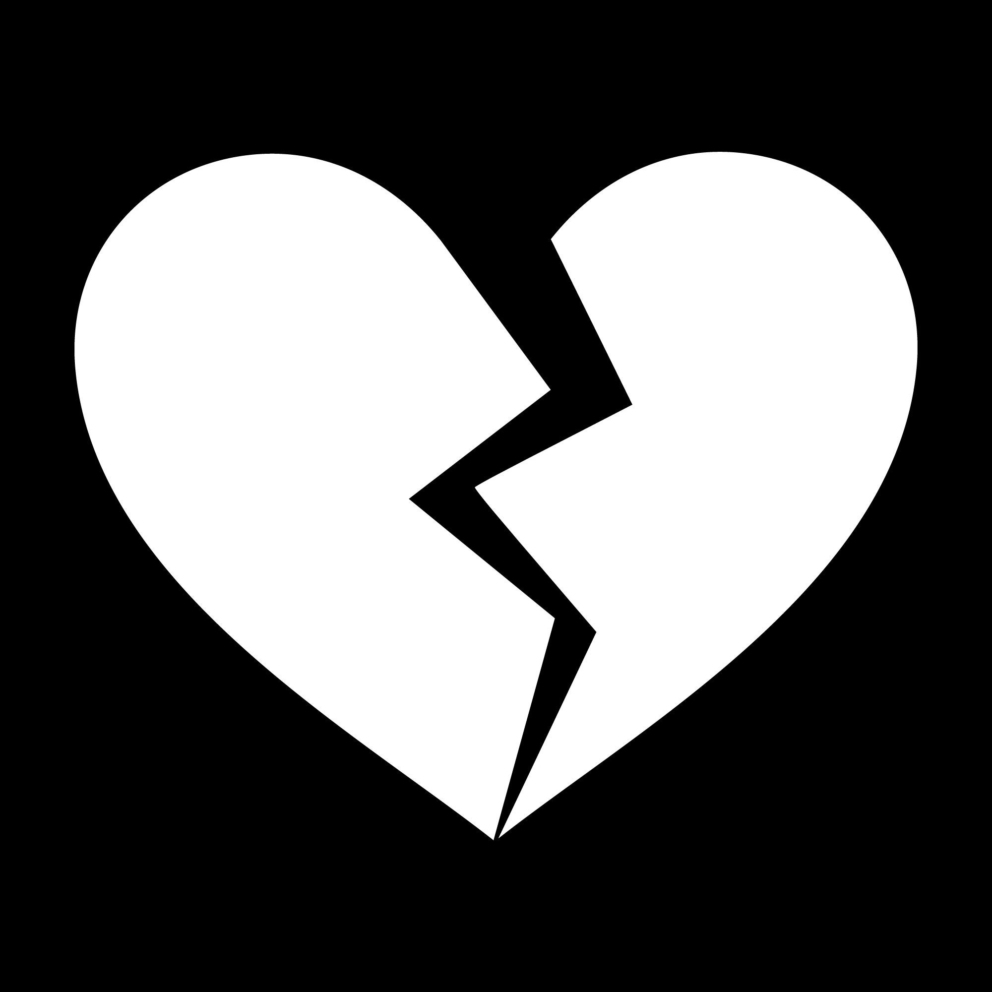 Broken Heart Decal Sticker - Etsy