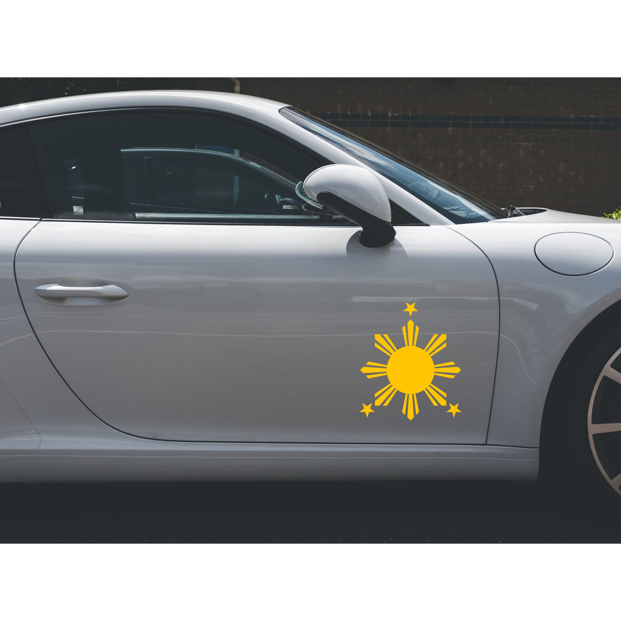 Philippine Sun and Three Stars of the Filipino Flag Decal Vinyl Sticker ...