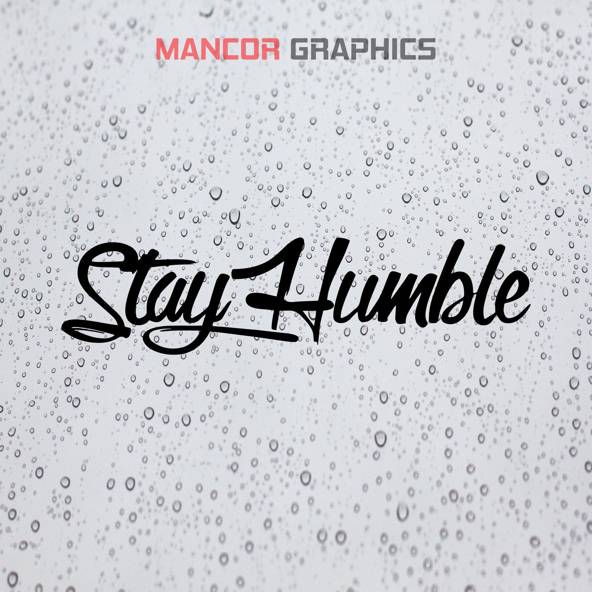 Stay Humble Decal Sticker for Car Window Windshield Banner - Etsy