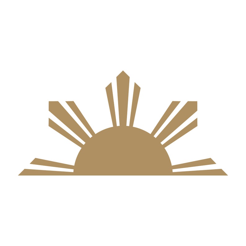 Philippine Half Sun of the Filipino Flag Decal Vinyl Sticker - Etsy