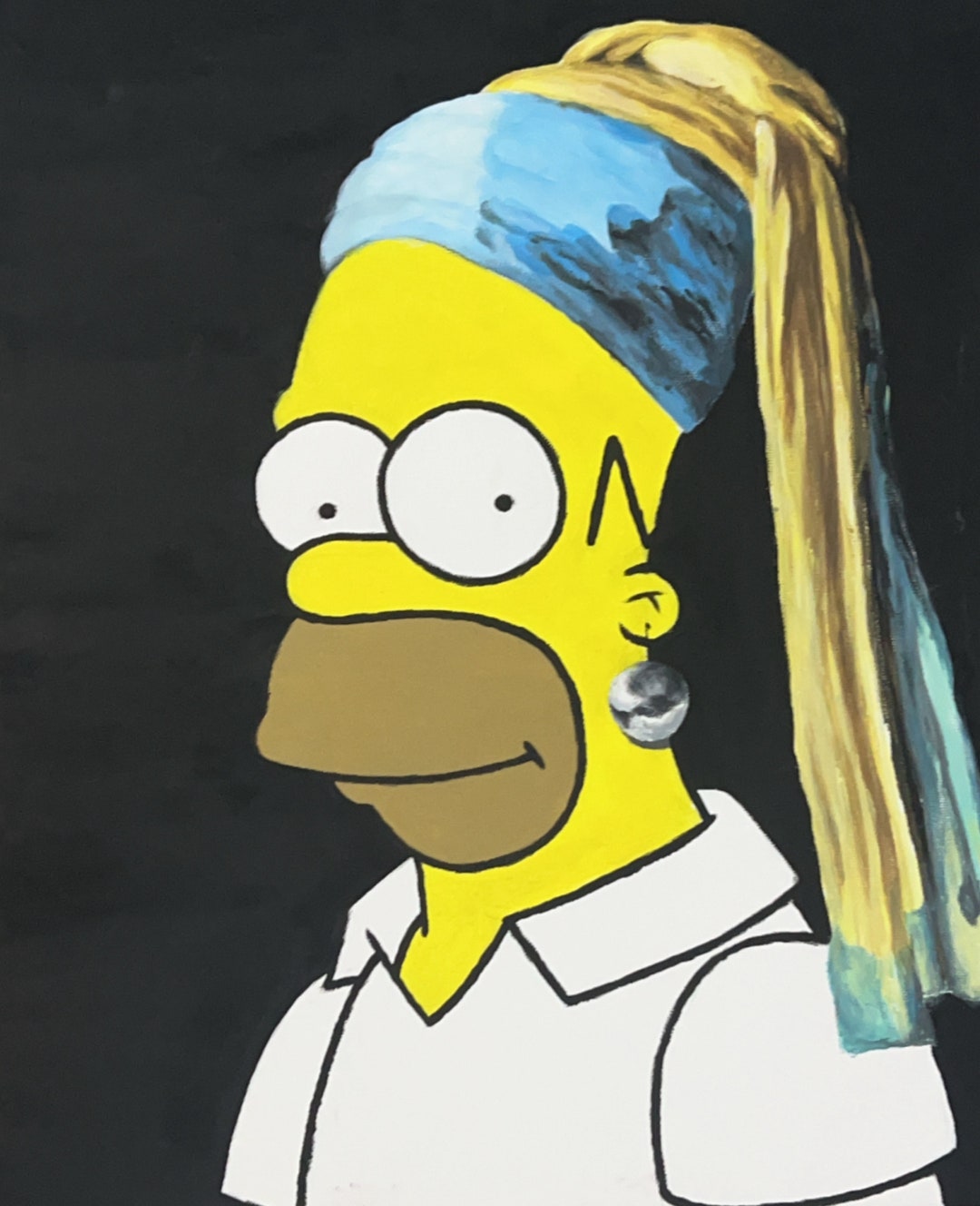 Homer Simpson Art Picture - Etsy