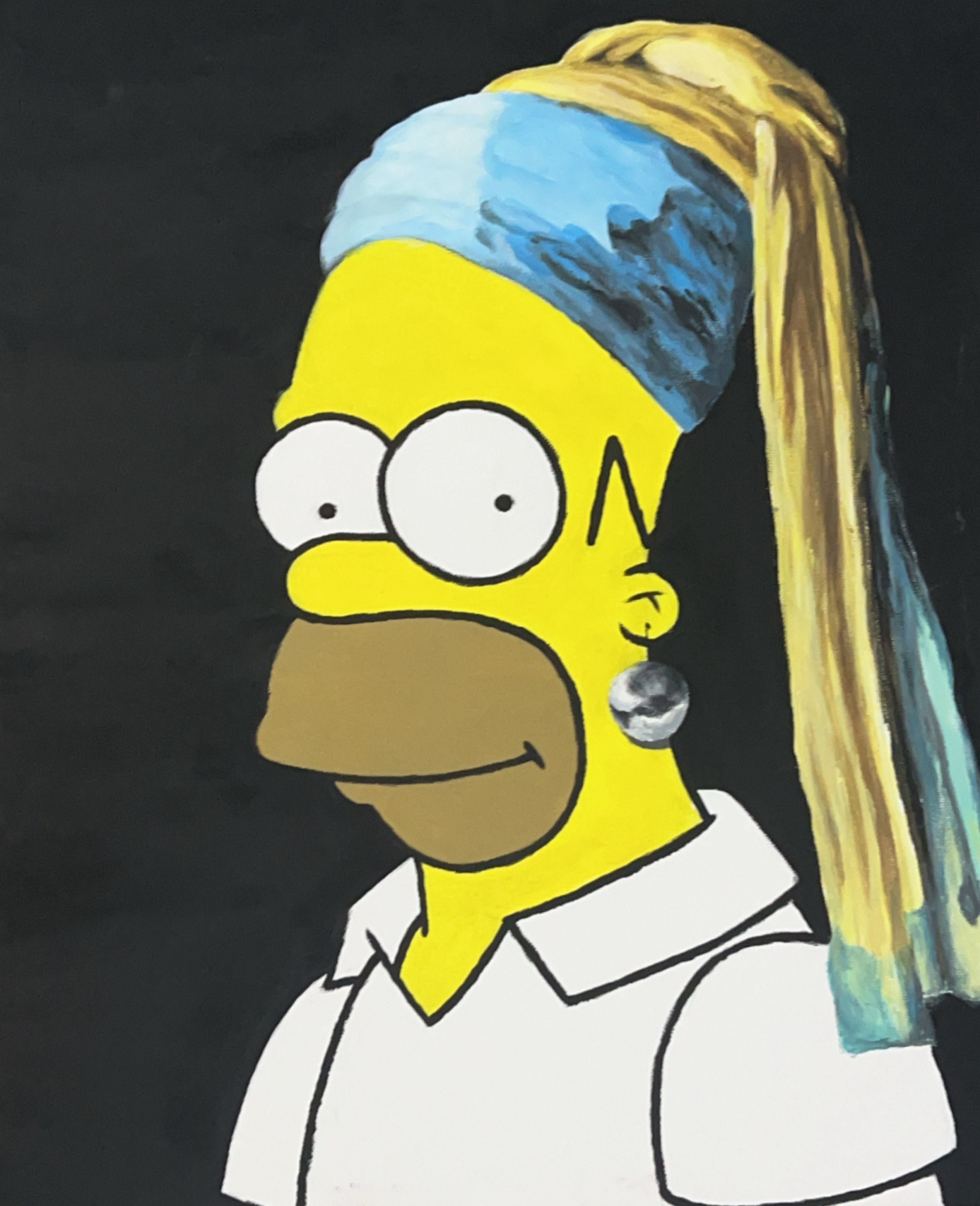 Homer Simpson Art Picture - Etsy