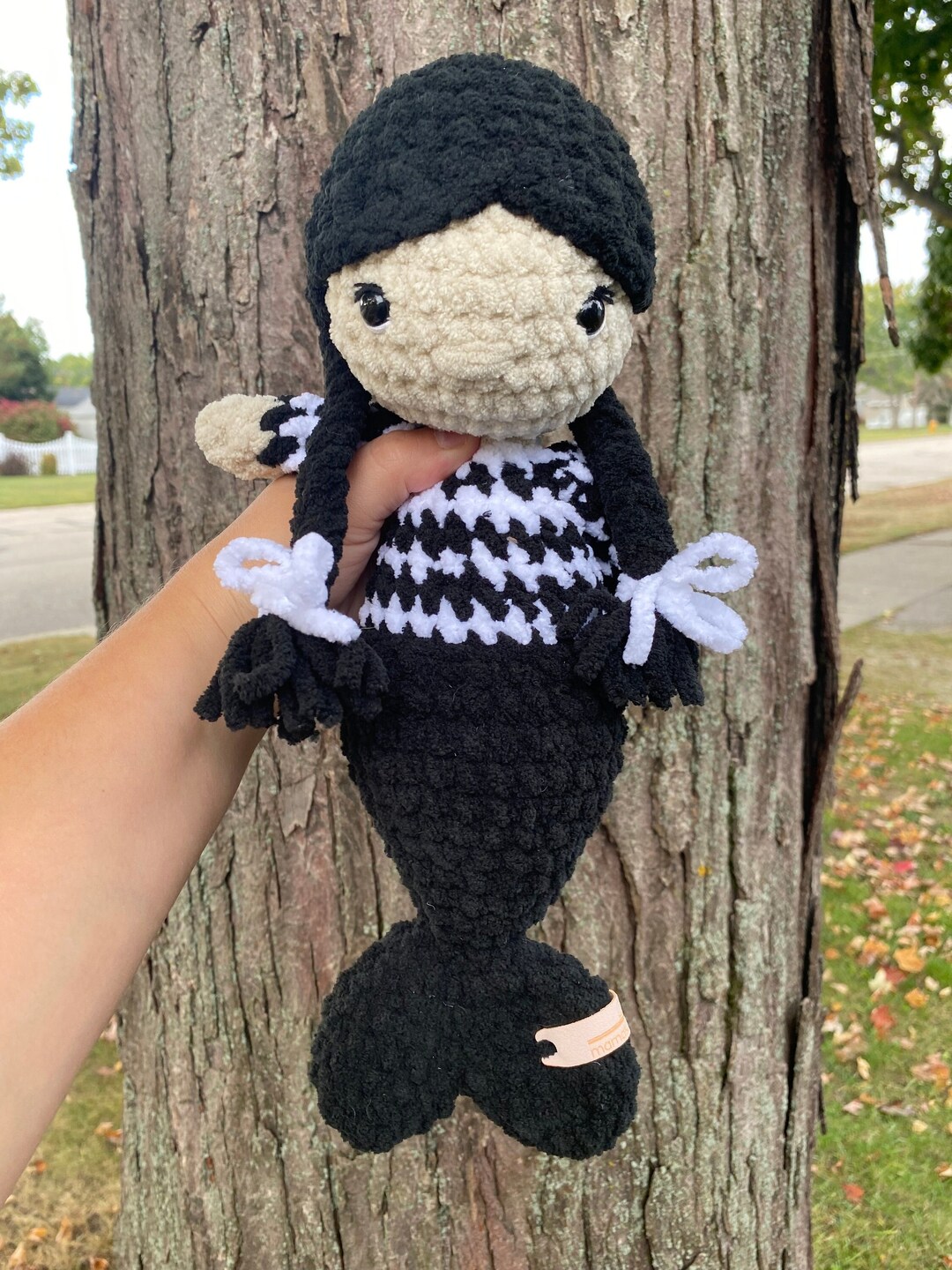 Mini Crochet Mermaid READY TO SHIP Baby Shower Gift Wednesday Addams ...