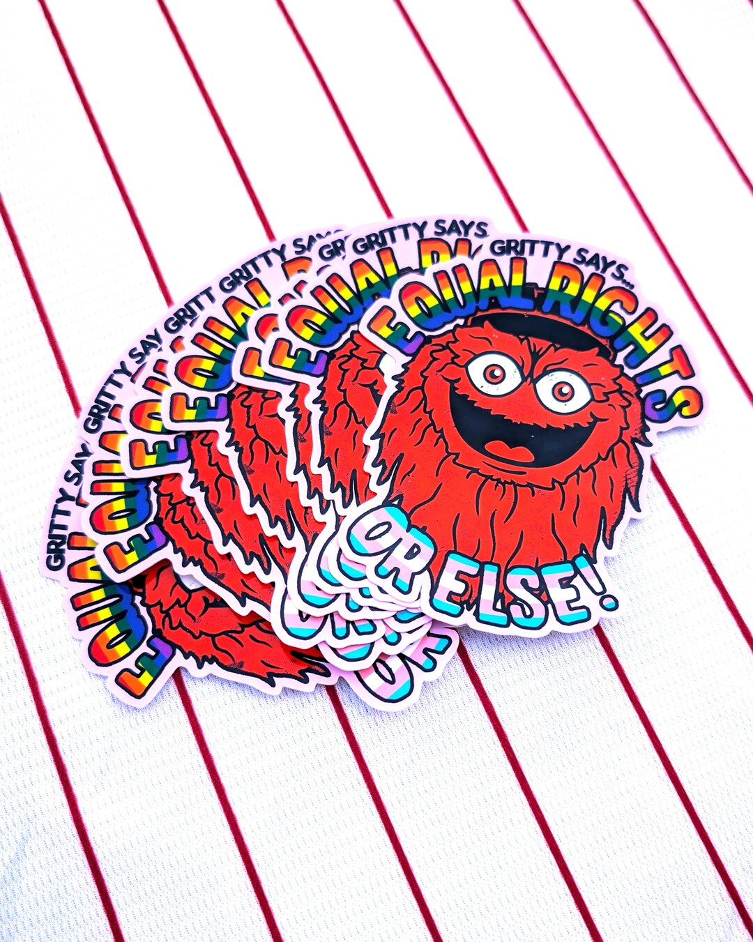 Gritty Says... Equal Rights, or Else! - Etsy