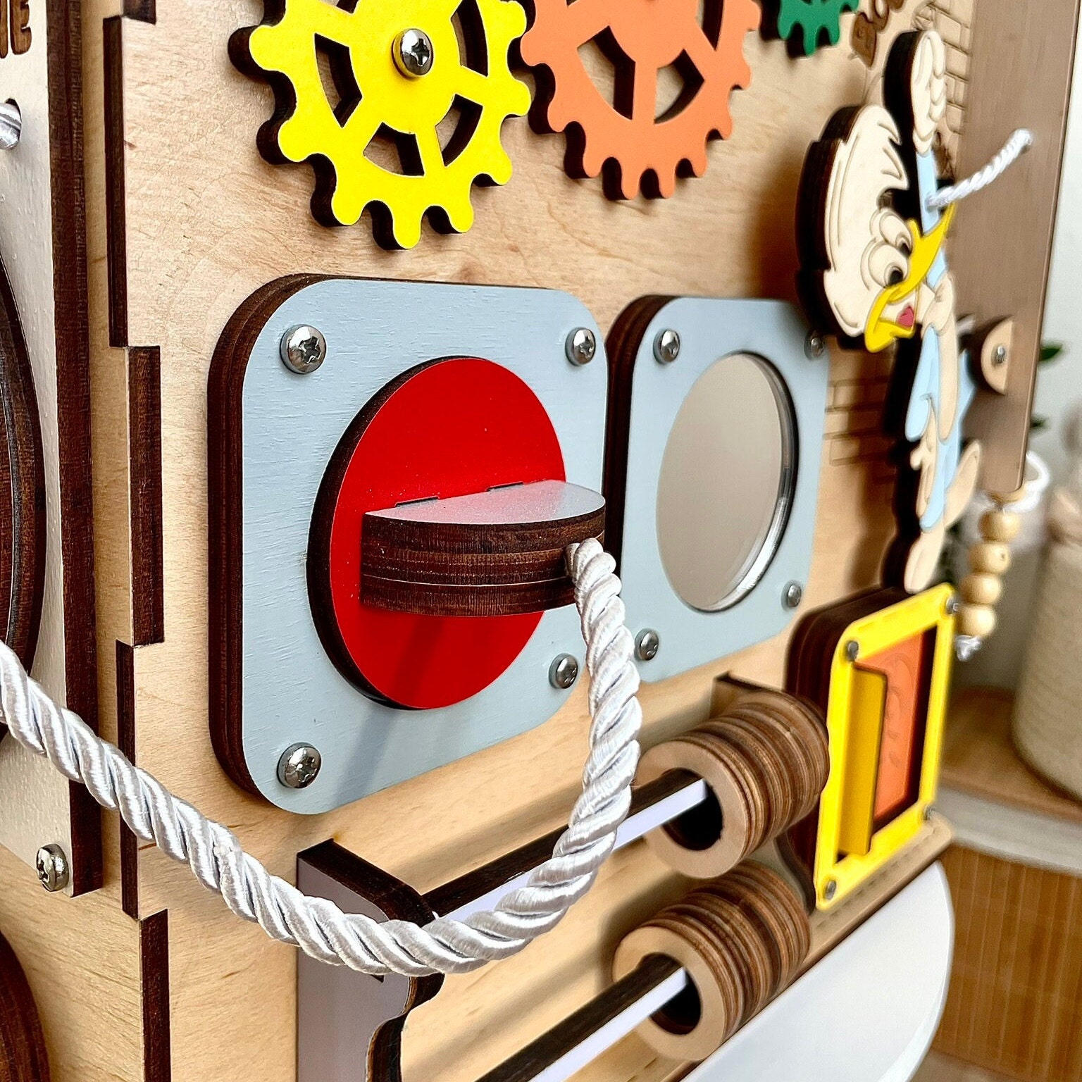 1st Birthday Busy Board Gift Activity Fidget Toy Personalised ...