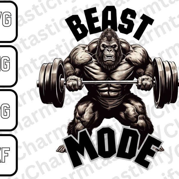 Beast Mode Svg - Etsy