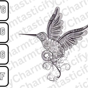 Hummingbird Mandala SVG, Hummingbird Svg for T Shirt, Mystical ...