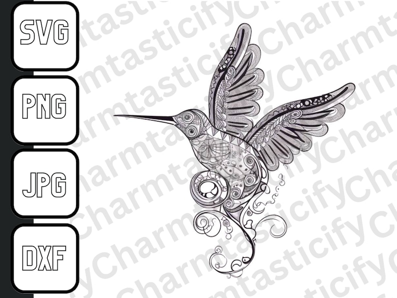 Hummingbird Mandala SVG, Hummingbird Svg for T Shirt, Mystical ...