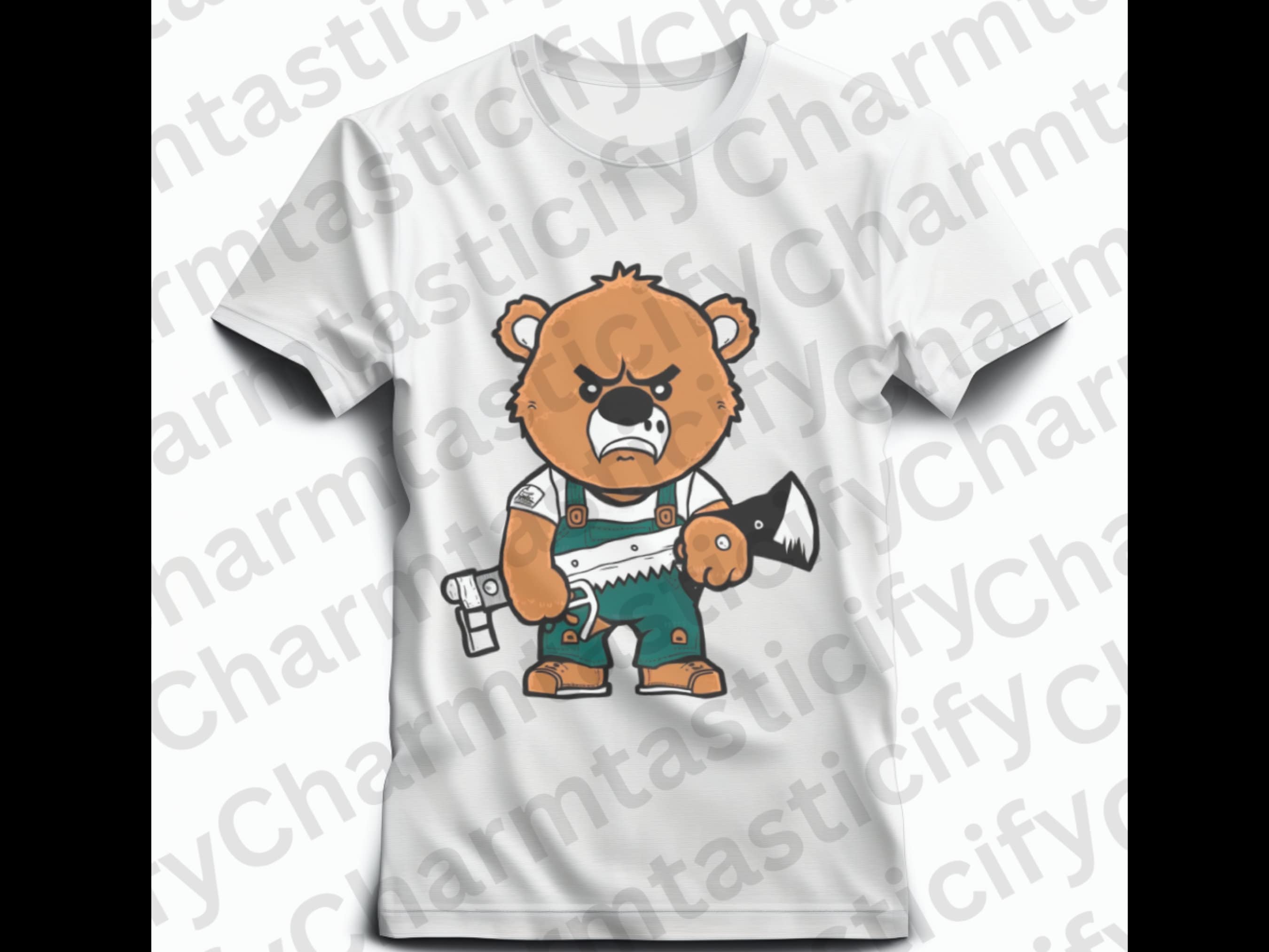 Bad Teddy Bear Svg Scary Teddy T Shirt Design Digital Print Download ...