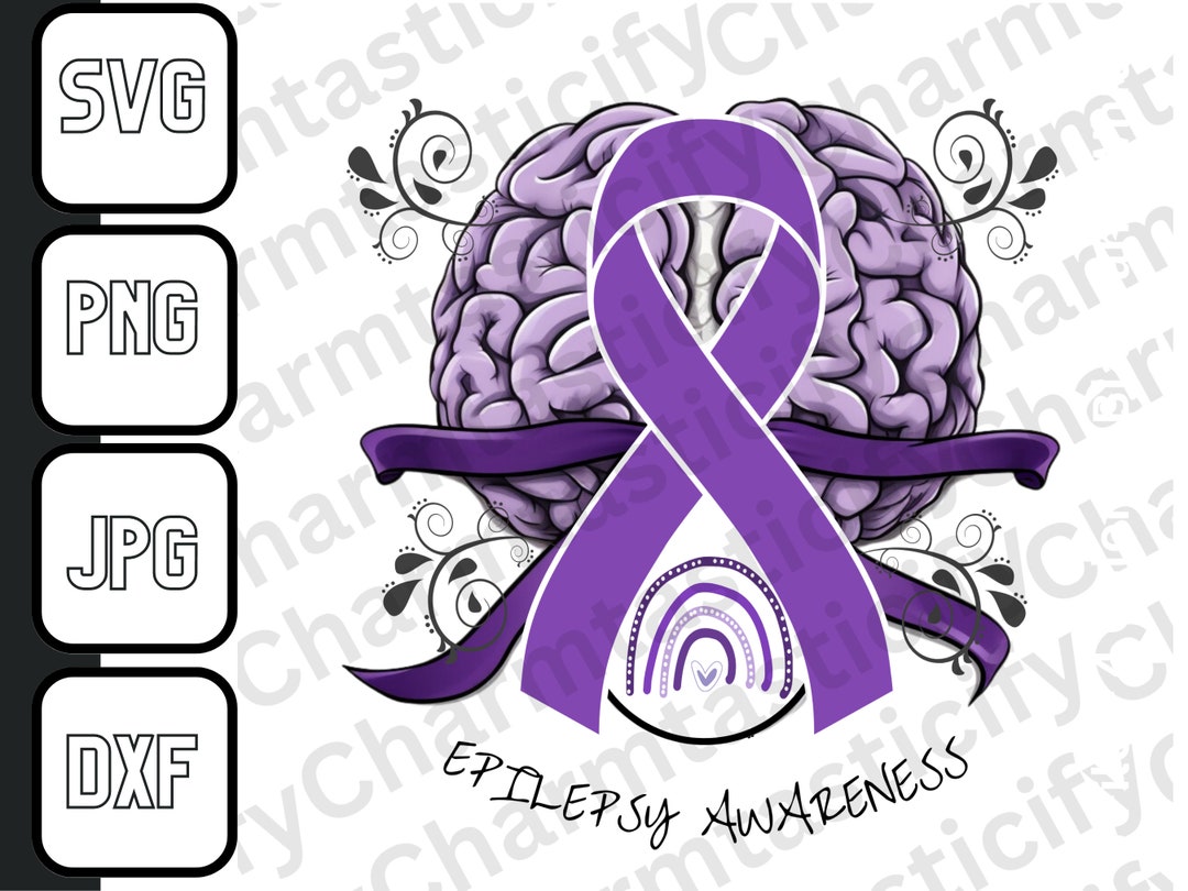 Epilepsy Awareness SVG, Png, Jpg | Brain SVG | Immediate Download ...