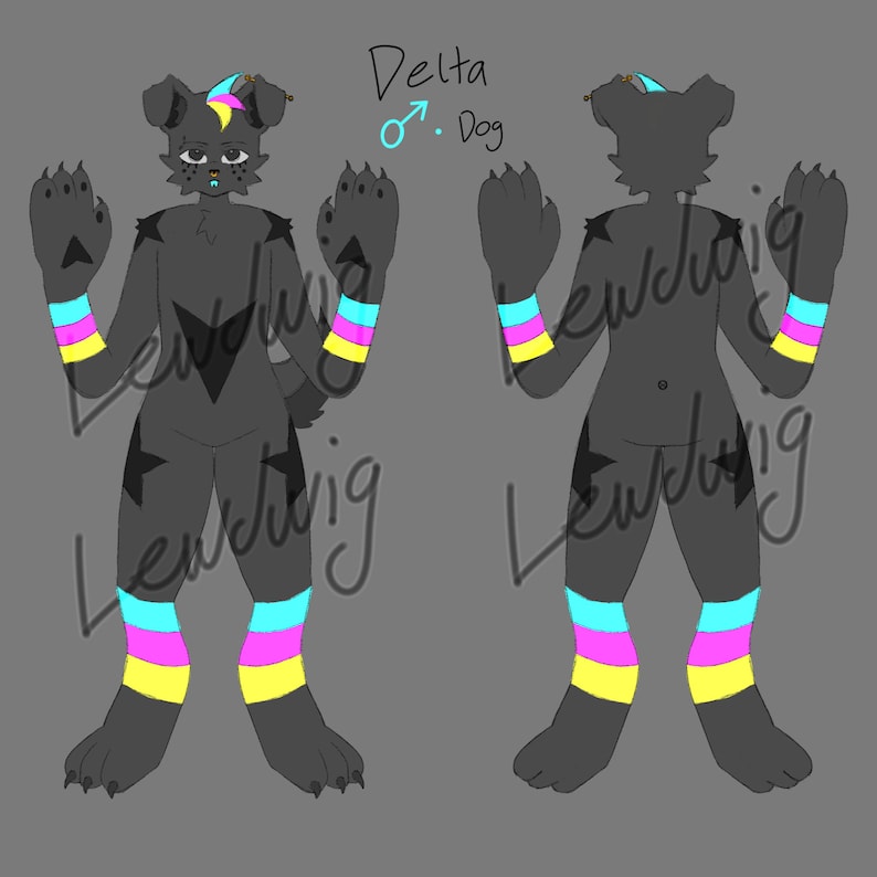 Delta the Dog [FURRY ADOPT] - Etsy