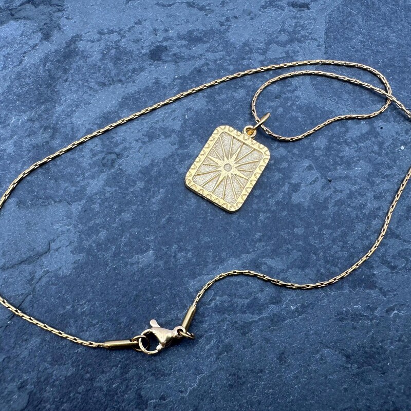Rectangle Pendant - Etsy