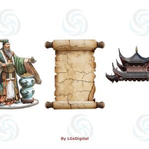 268 Ancient China Clipart | Realistic Clipart | Transparent Background ...
