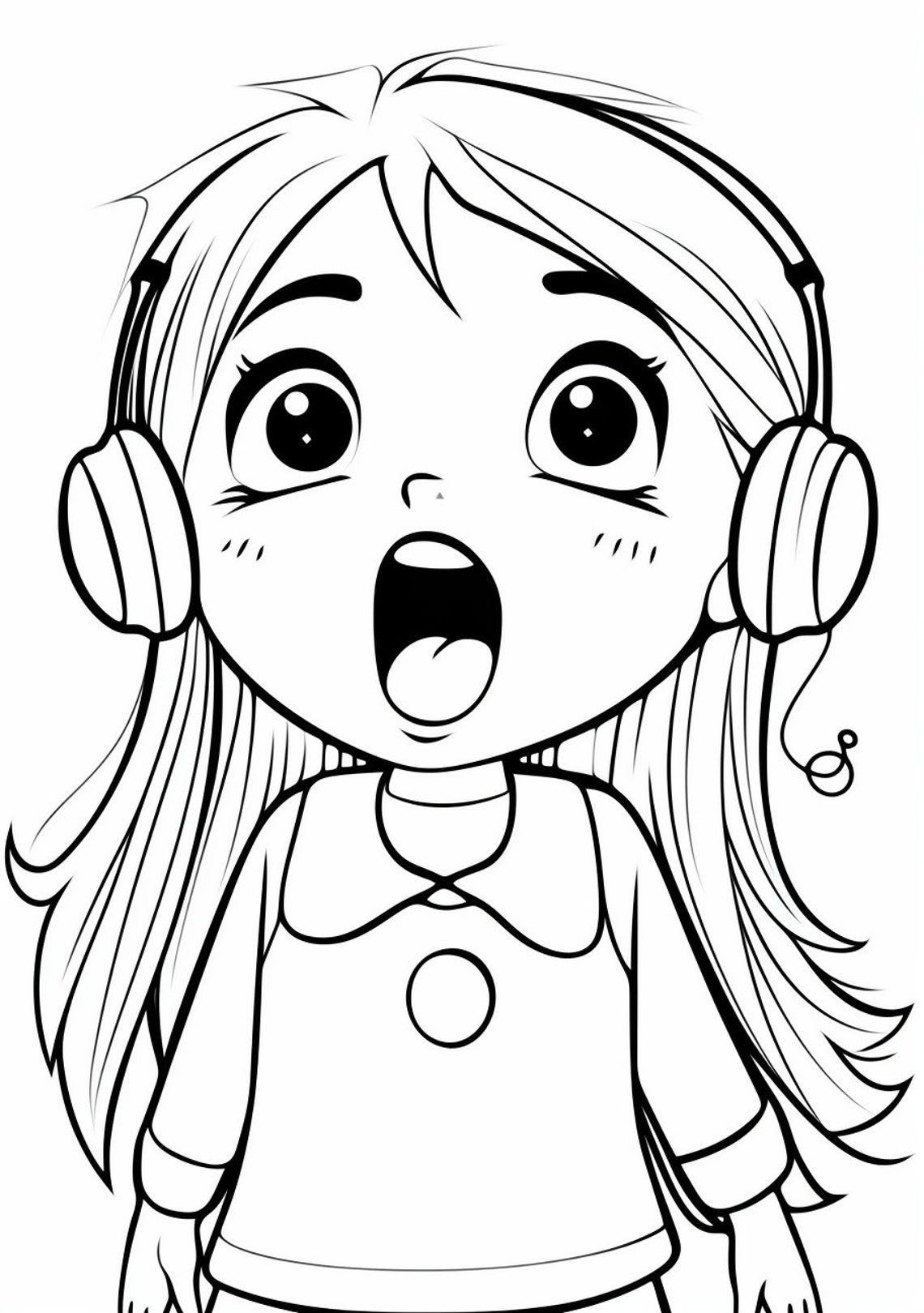 Printable Girls Coloring Pages 20 Coloring Pages Printable PDF Instant ...