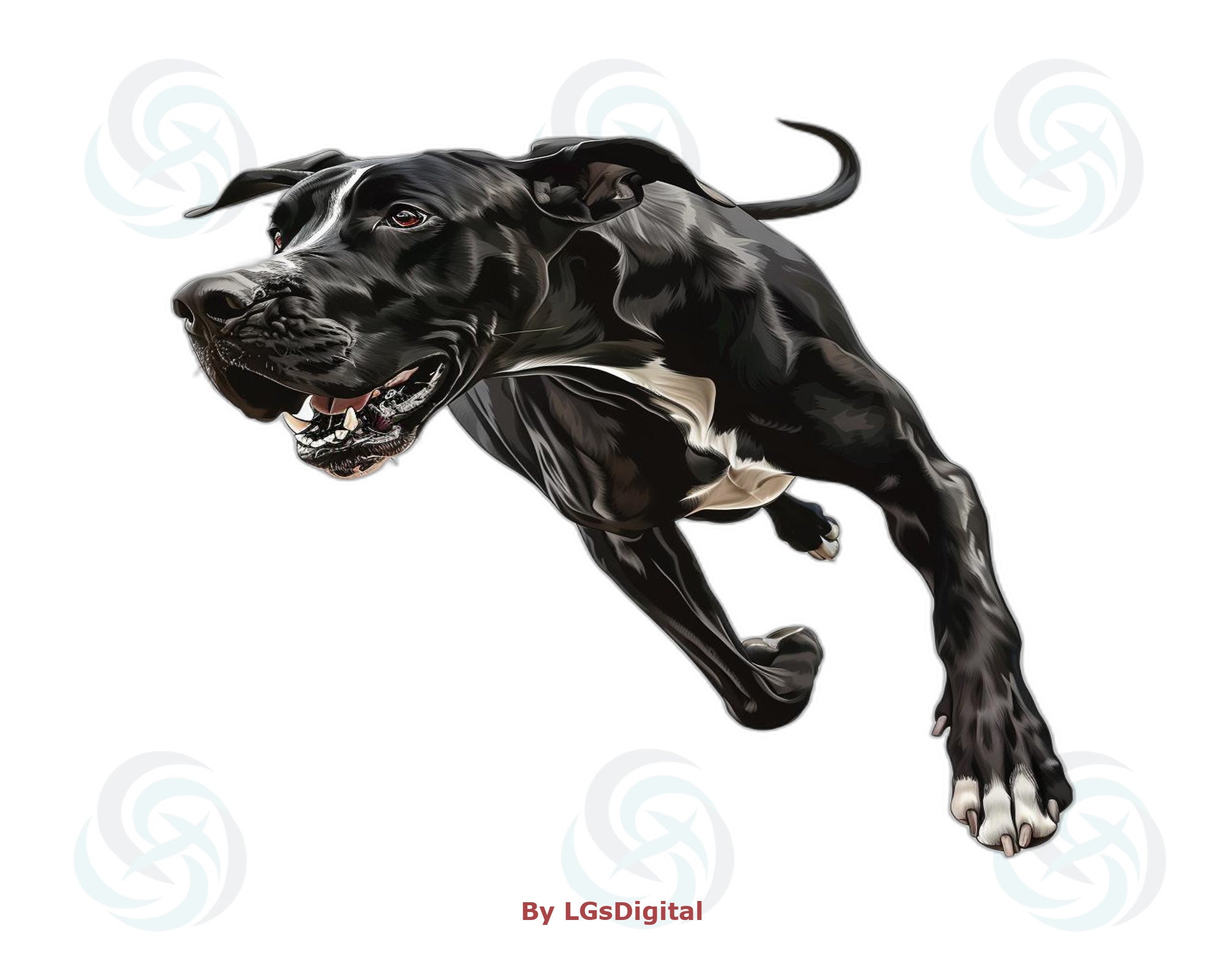 200 Great Dane Clipart | Realistic Clipart | Transparent Background ...