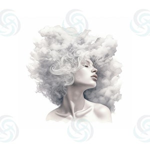 156 Gray Fantasy Clipart Gray Fairy Clipart Watercolor - Etsy