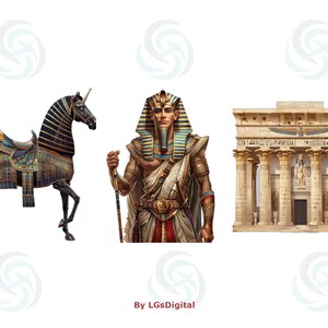268 Ancient Egypt Clipart | Realistic Clipart | Transparent Background ...