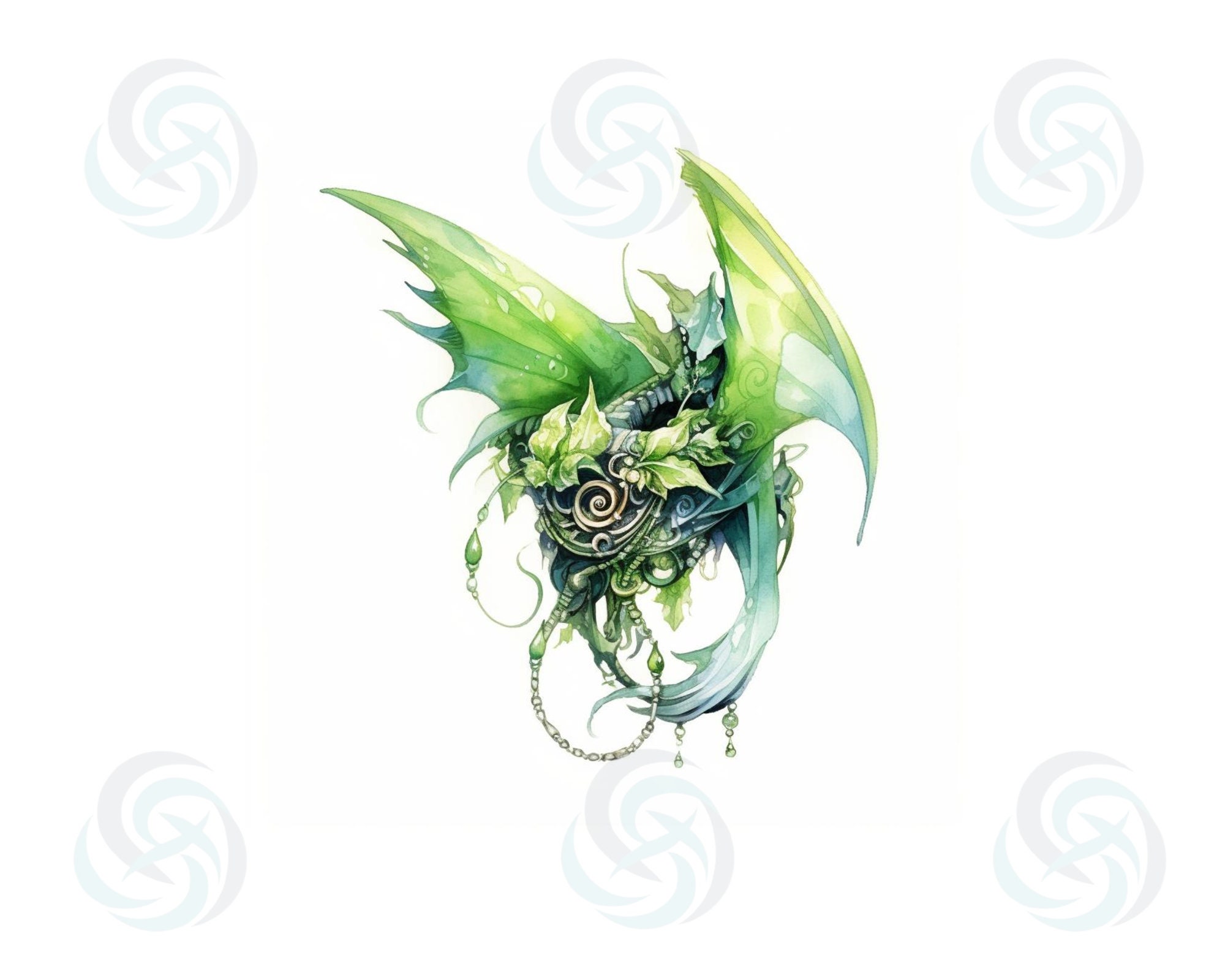 80 Light Green Fantasy Clipart Light Green Fairy Clipart - Etsy