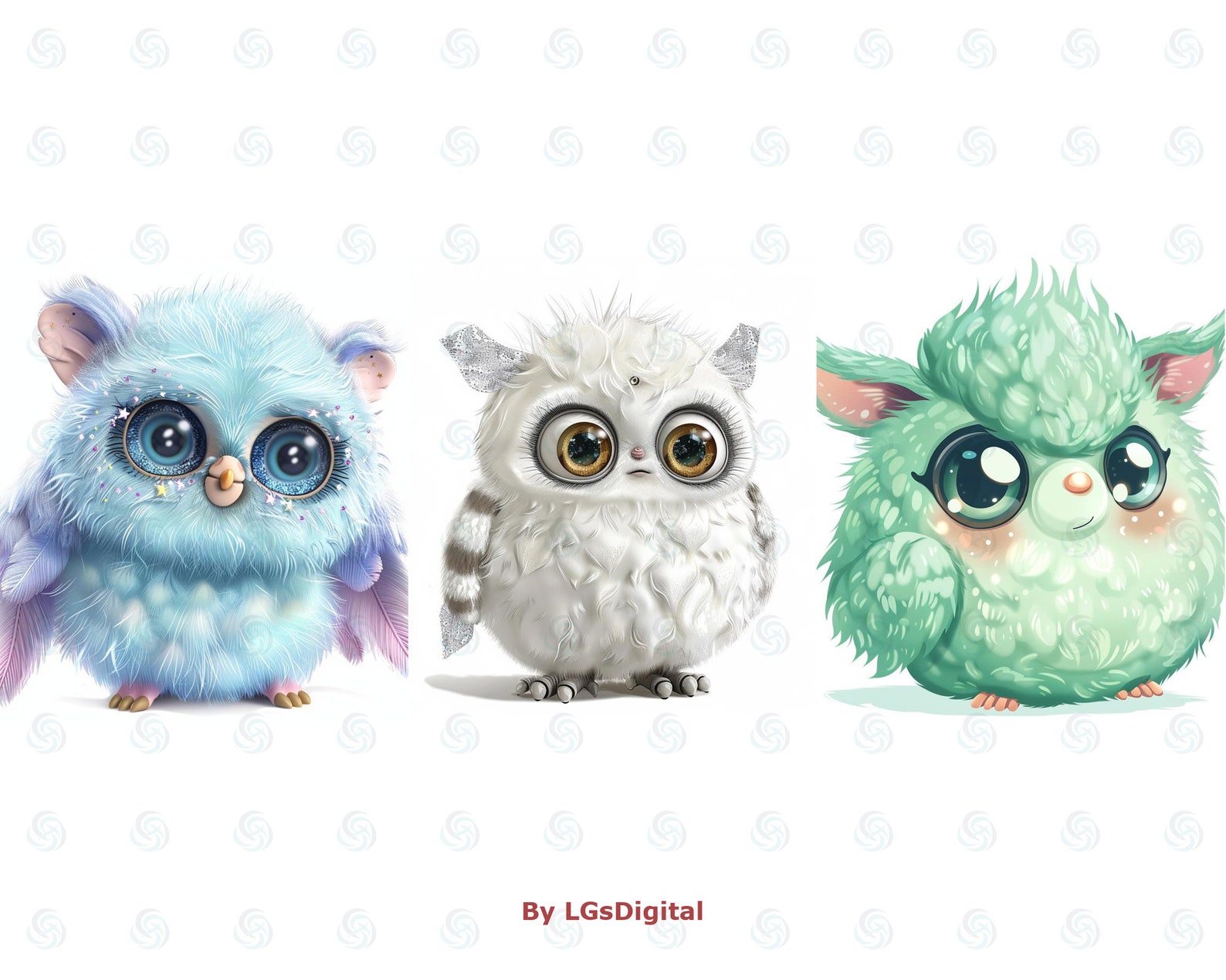 76 Kawaii Furby Clipart | Realistic Clipart | Transparent Background ...