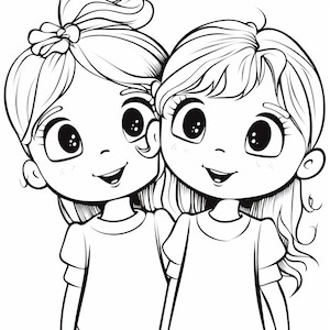 Printable Girls Coloring Pages | 20 Coloring Pages | Printable PDF ...