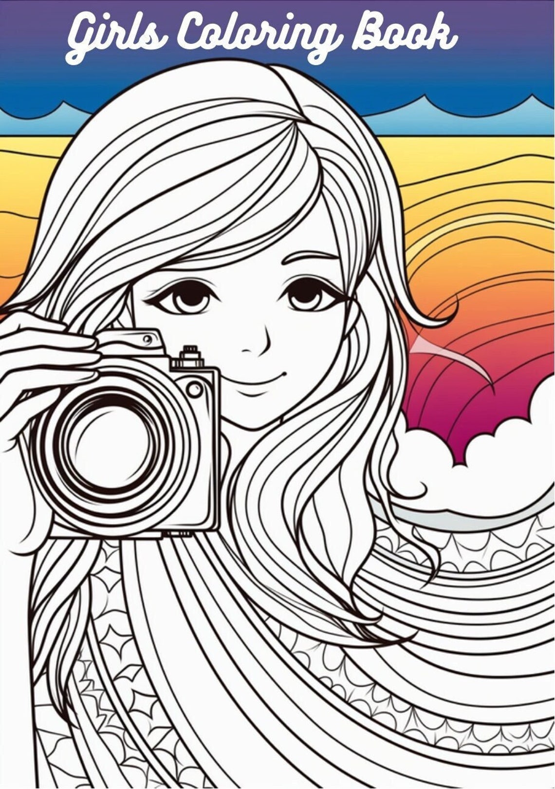 Printable Girls Coloring Pages 20 Coloring Pages Printable PDF Instant ...
