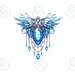 140 Light Blue Fantasy Clipart Light Blue Fairy Clipart - Etsy