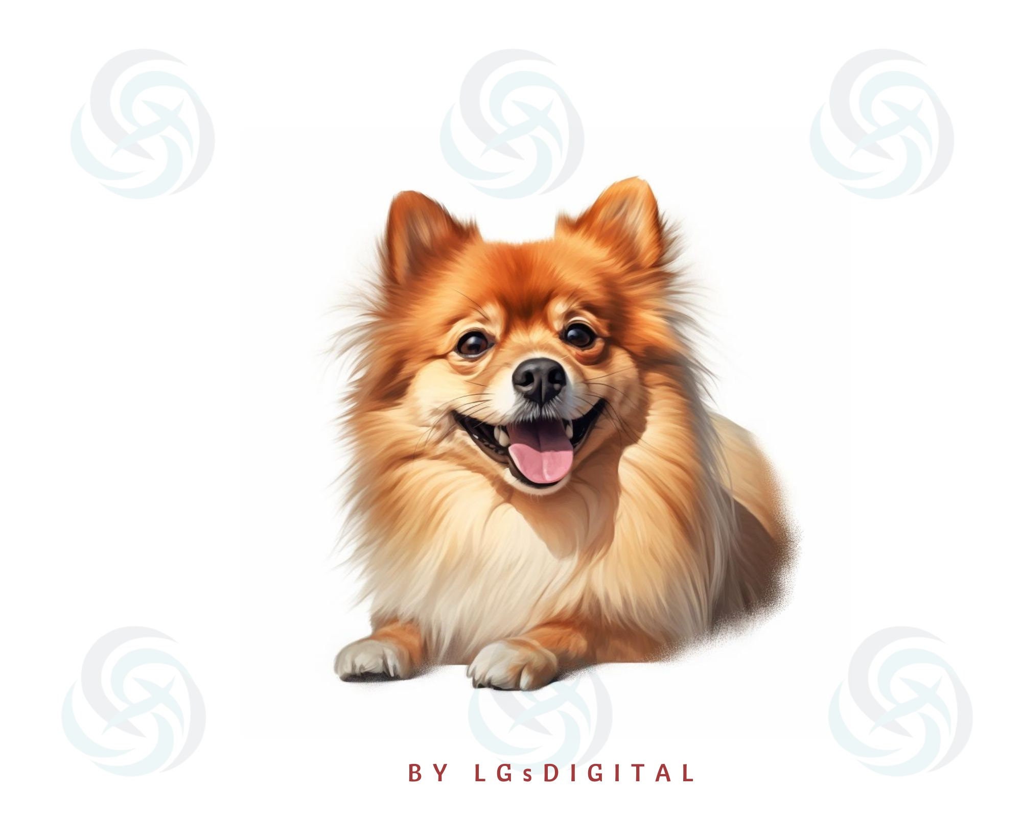 196 Lying Dogs Clipart | 49 Dogs Breeds Clipart | Watercolor Clipart ...