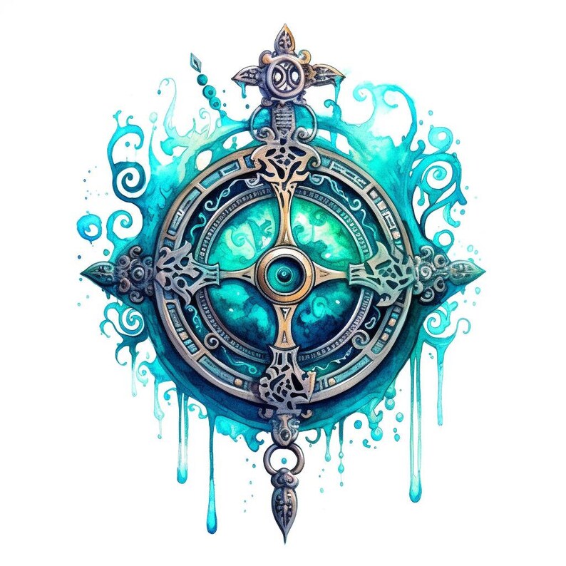 112 Turquoise Fantasy Clipart Turquoise Fairy Clipart - Etsy