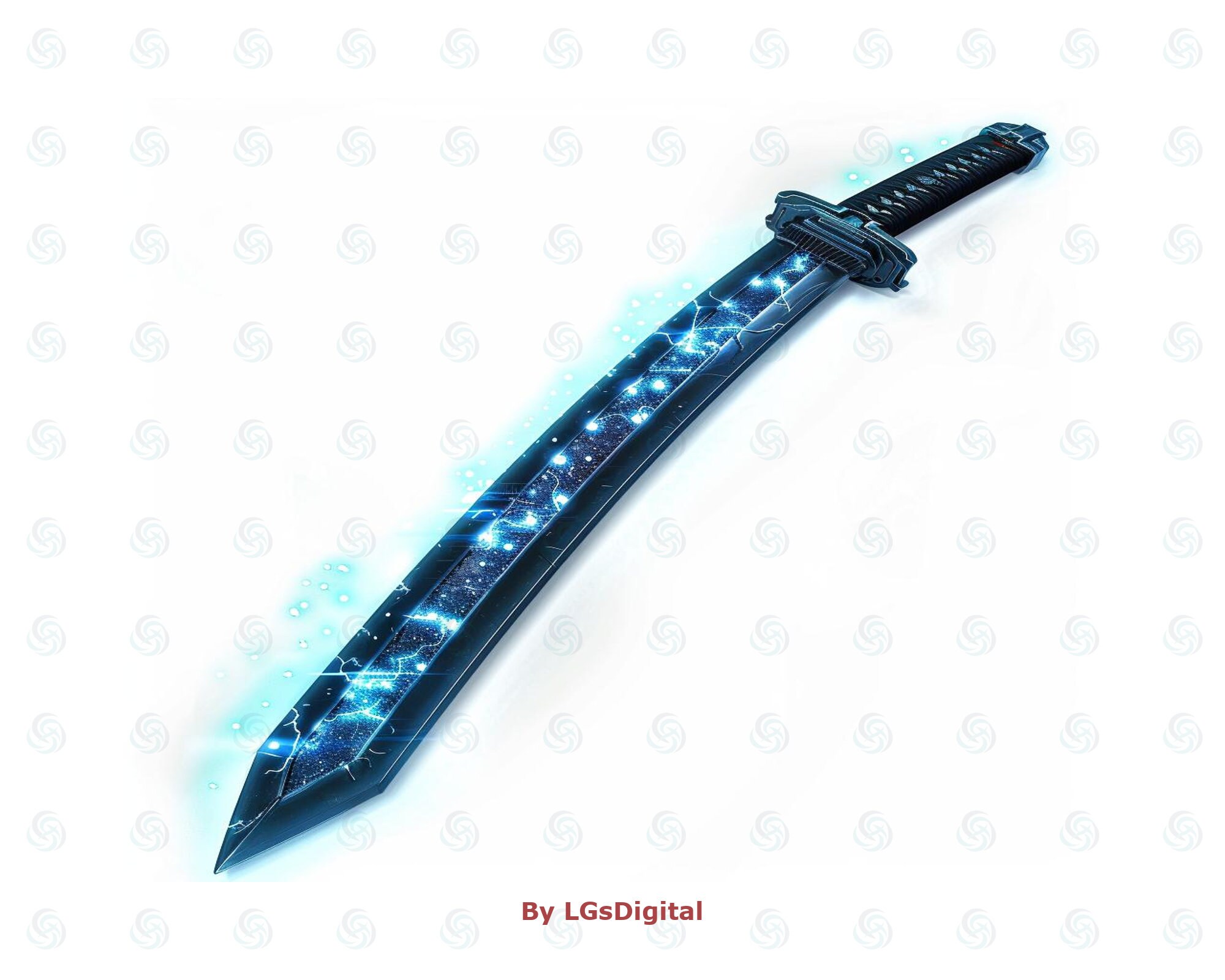72 Cyberpunk Sword Clipart | Realistic Clipart | Transparent Background ...