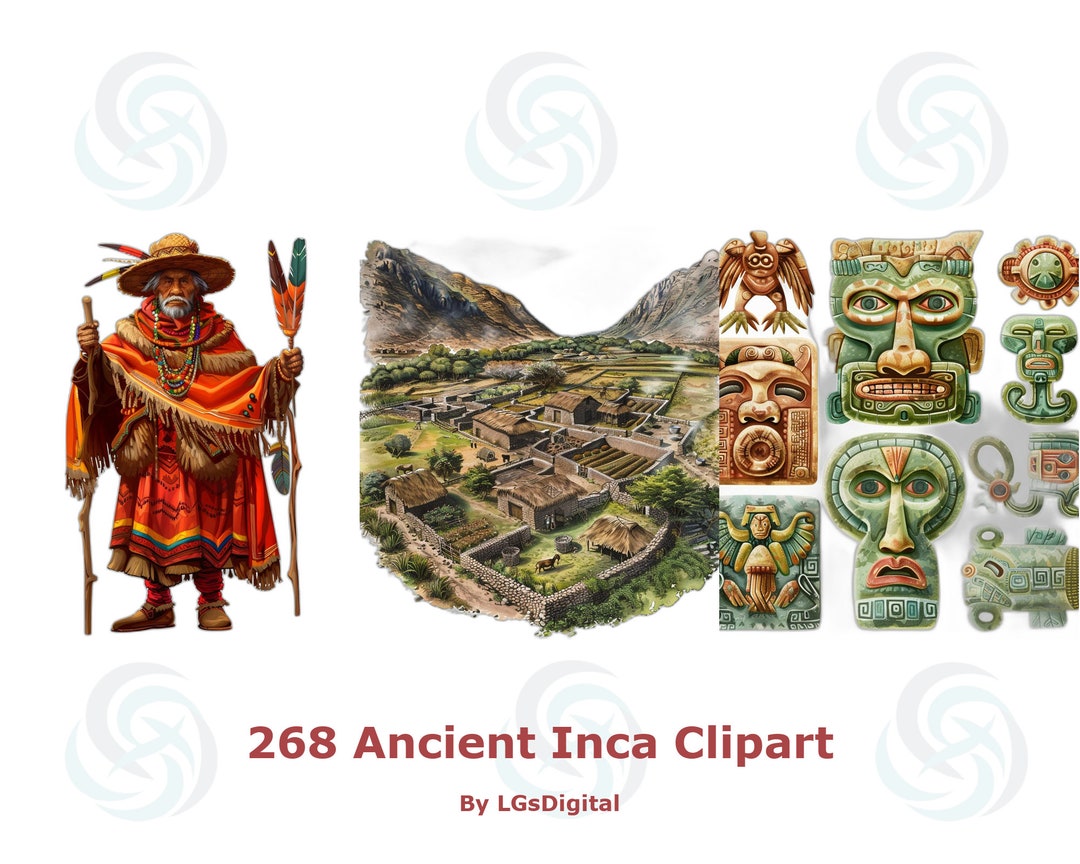 268 Ancient Inca Clipart | Realistic Clipart | Transparent Background ...