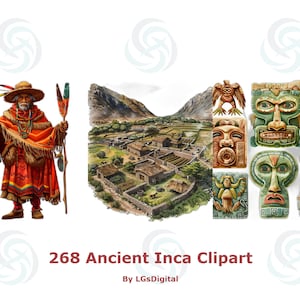 268 Ancient Inca Clipart | Realistic Clipart | Transparent Background ...
