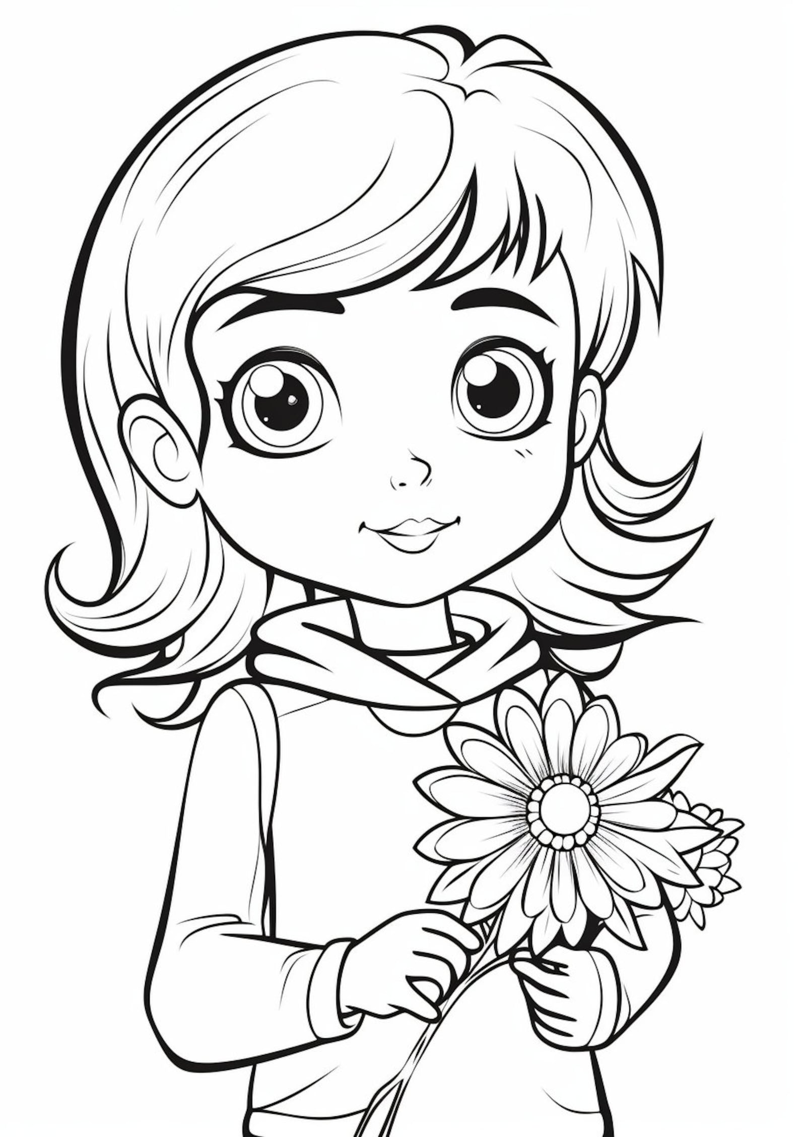 Printable Girls Coloring Pages | 20 Coloring Pages | Printable PDF ...
