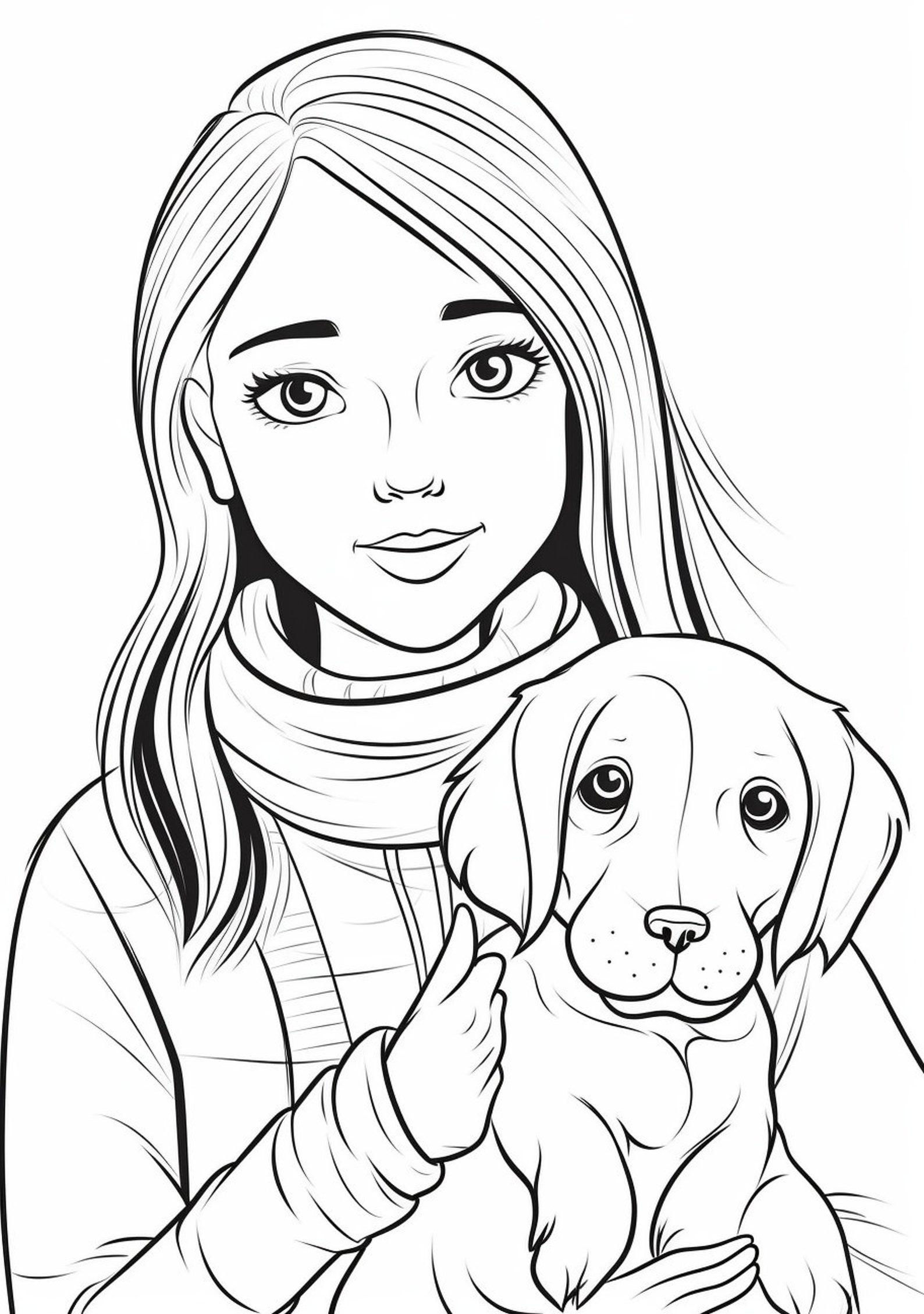Printable Girls Coloring Pages | 20 Coloring Pages | Printable PDF ...