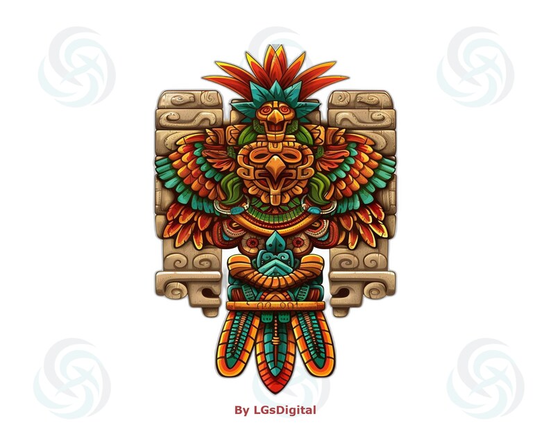 268 Ancient Aztec Clipart | Realistic Clipart | Transparent Background ...