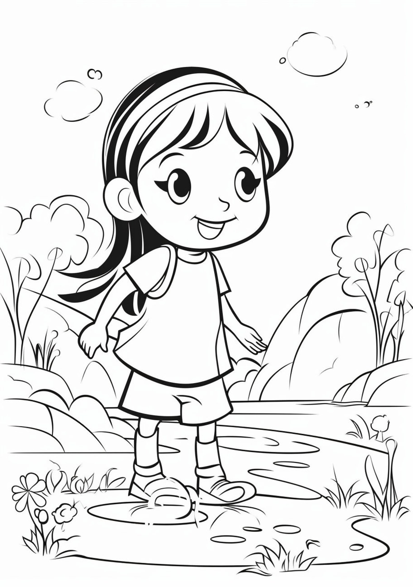 Printable Girls Coloring Pages | 20 Coloring Pages | Printable PDF ...