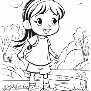 Printable Girls Coloring Pages | 20 Coloring Pages | Printable PDF ...