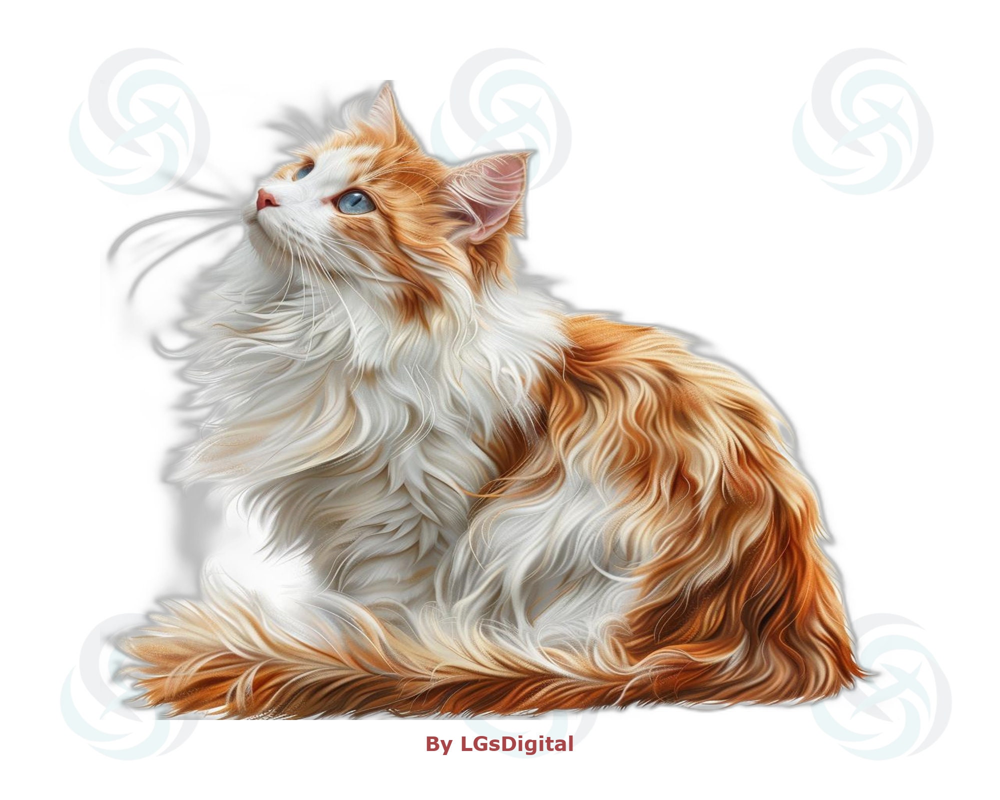 196 Turkish Van Clipart Realistic Clipart Transparent Background ...
