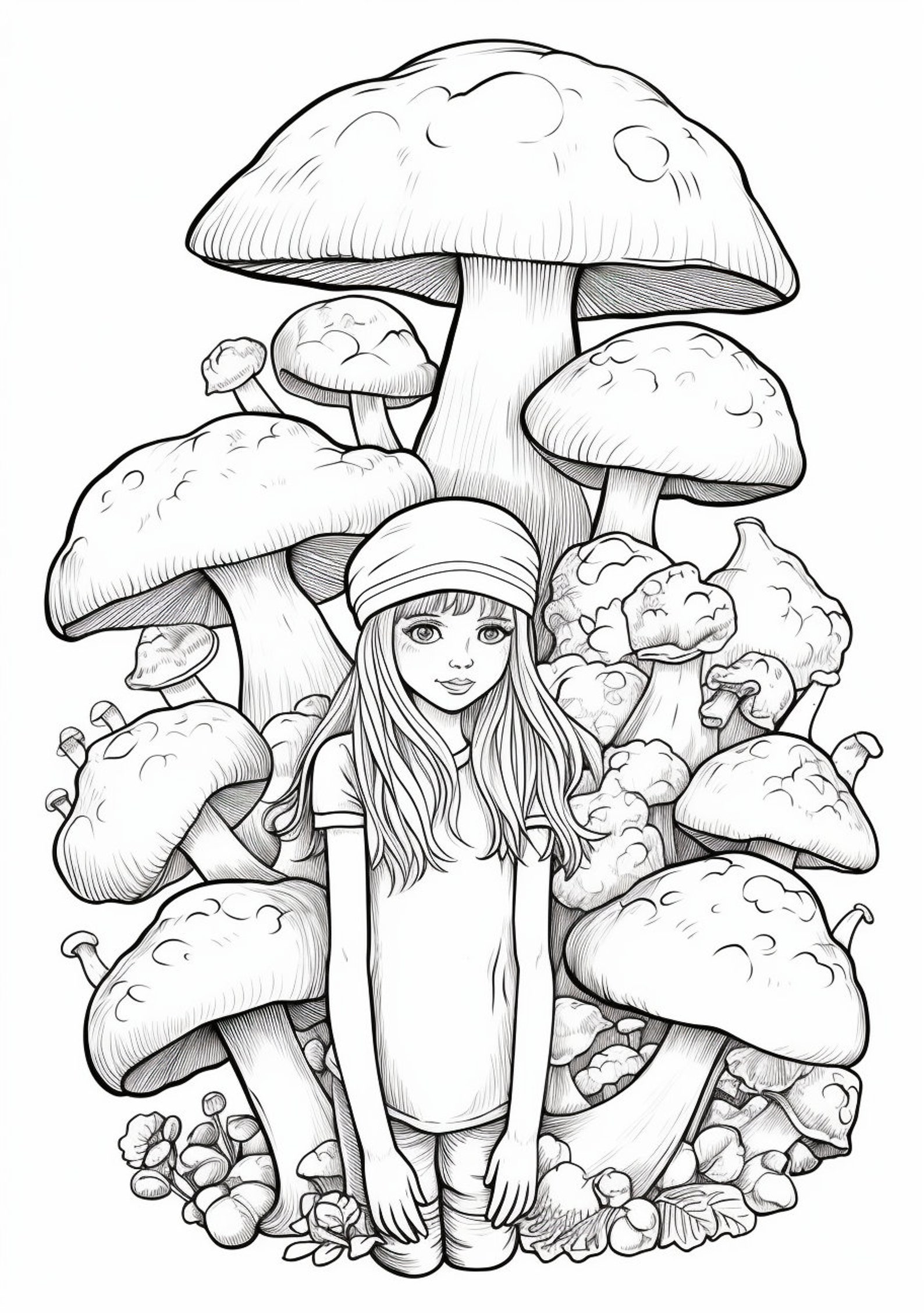 Printable Girls Coloring Pages | 20 Coloring Pages | Printable PDF ...