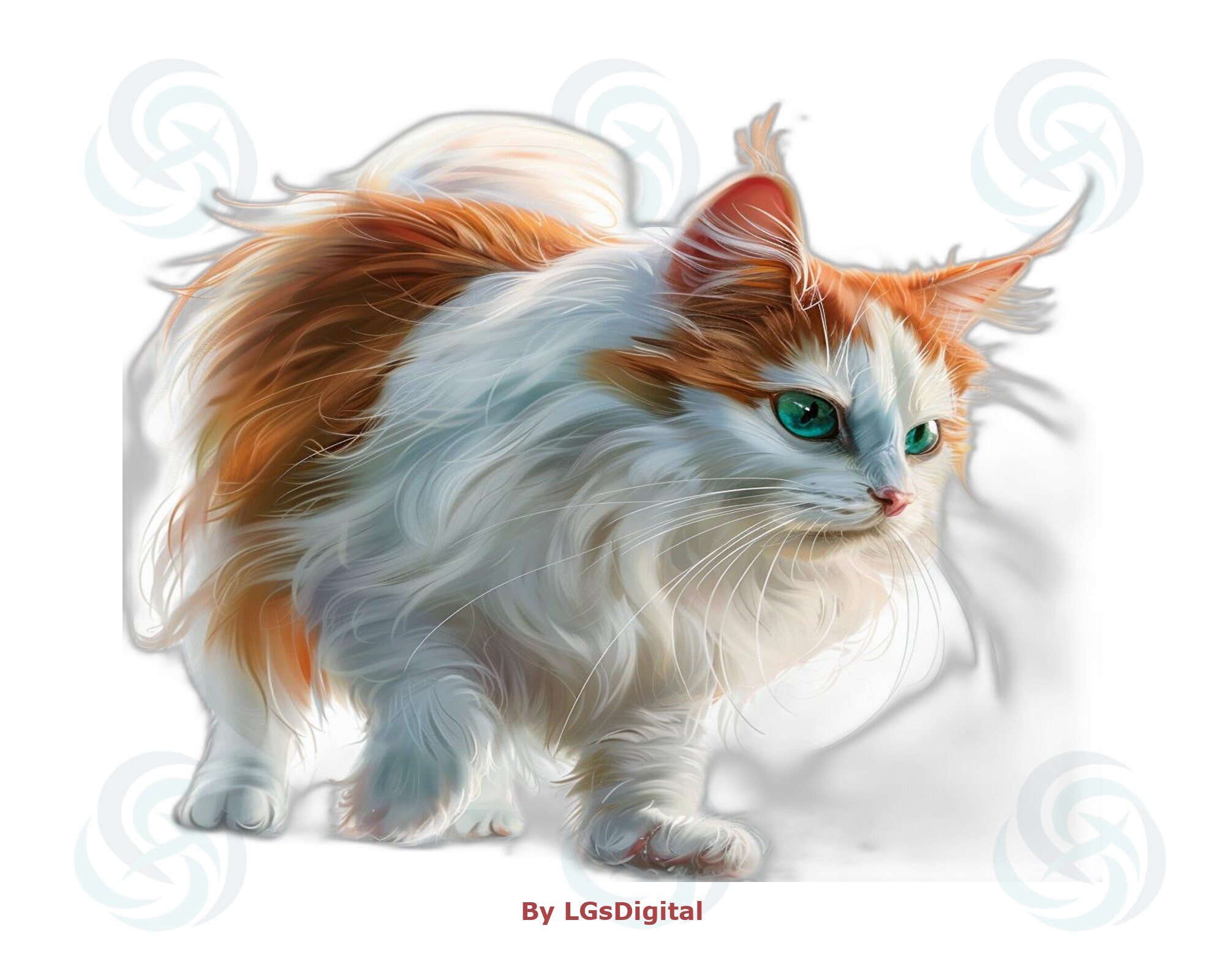 196 Turkish Van Clipart Realistic Clipart Transparent Background ...