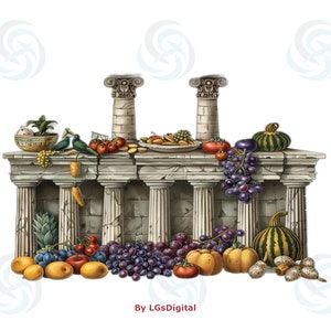 268 Ancient Greece Clipart | Realistic Clipart | Transparent Background ...