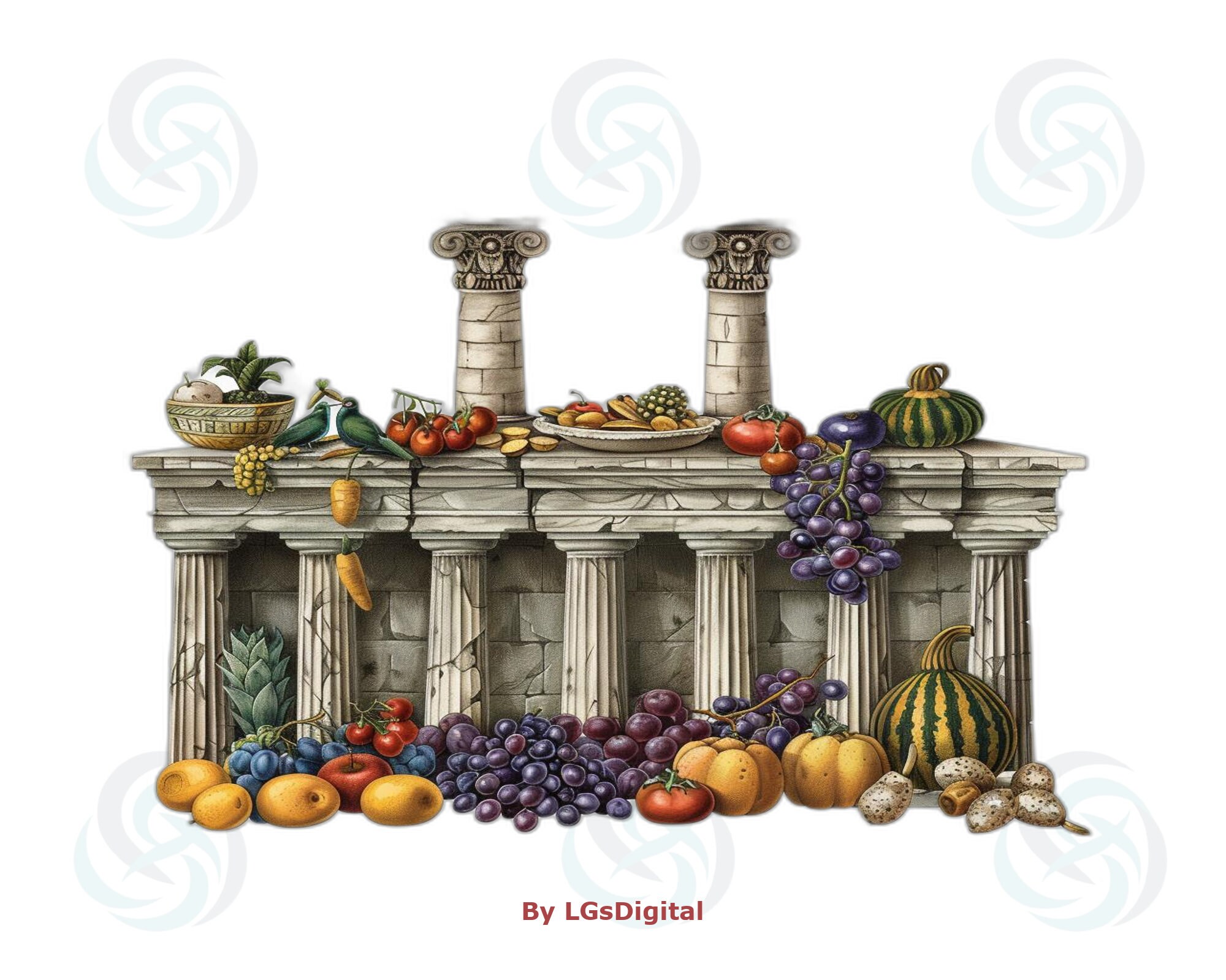 268 Ancient Greece Clipart | Realistic Clipart | Transparent Background ...